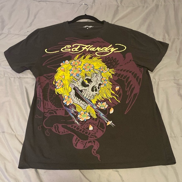 Ed Hardy | Shirts | Ed Hardy Vintage Tee | Poshmark